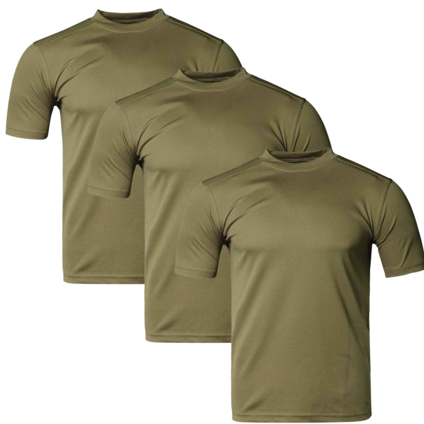 Army Olive Coolmax T-Shirts | 3 Pack — Goarmy