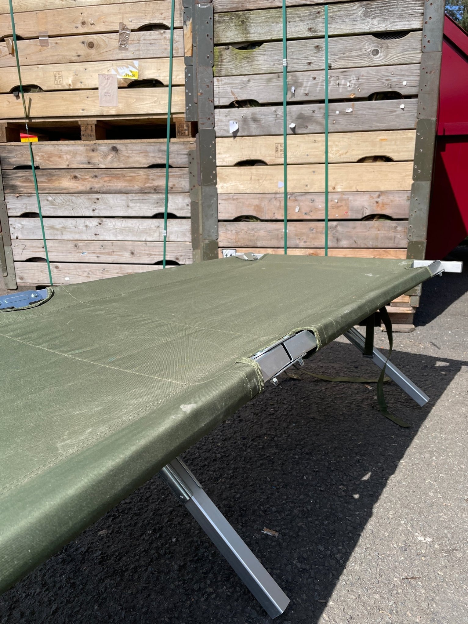 British Army Aluminium Cot Bed — Goarmy