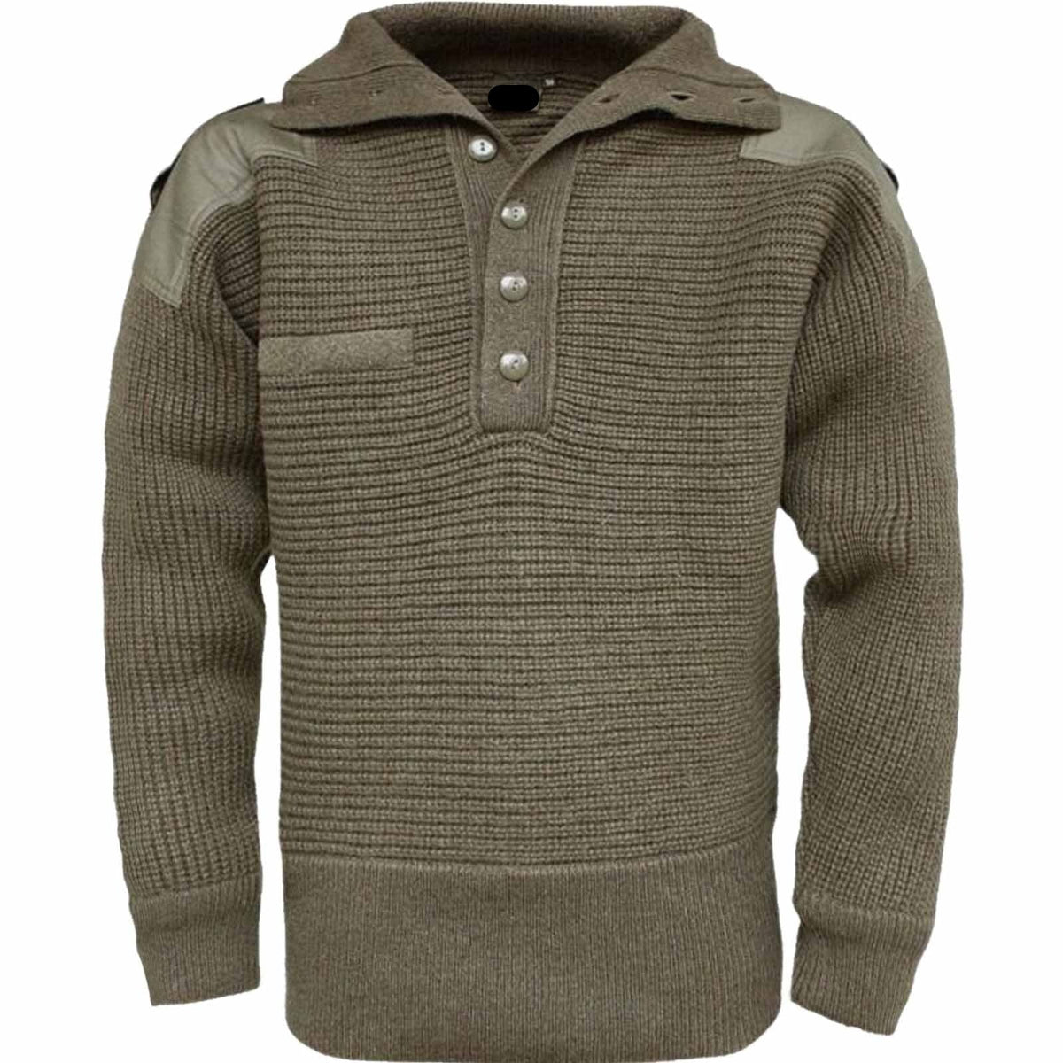 Genuine Austrian Army Olive Wool Alpine Sweater — Goarmy