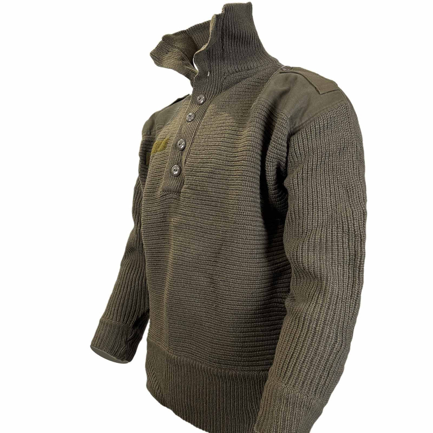 Genuine Austrian Army Olive Wool Alpine Sweater — Goarmy