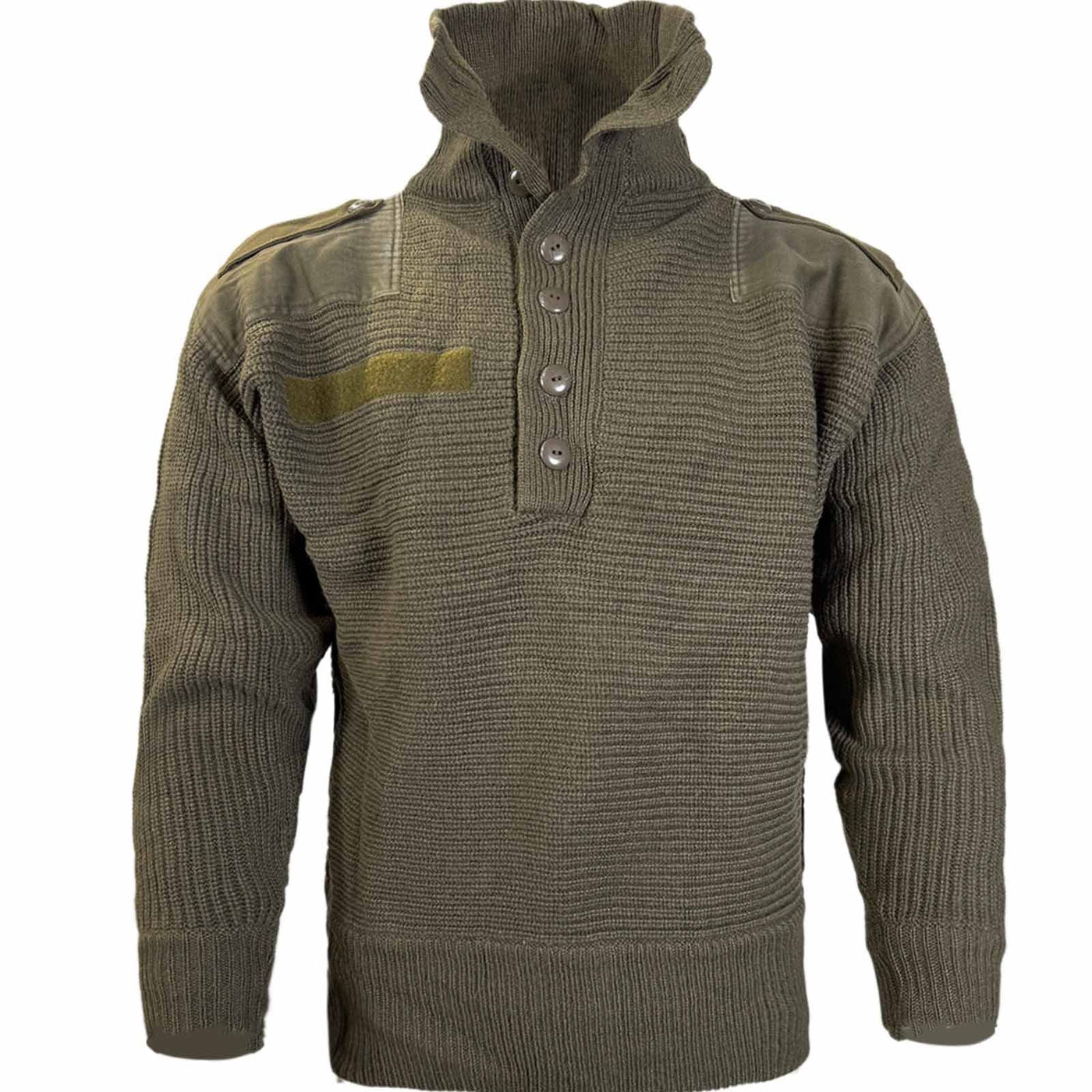 Genuine Austrian Army Olive Wool Alpine Sweater — Goarmy