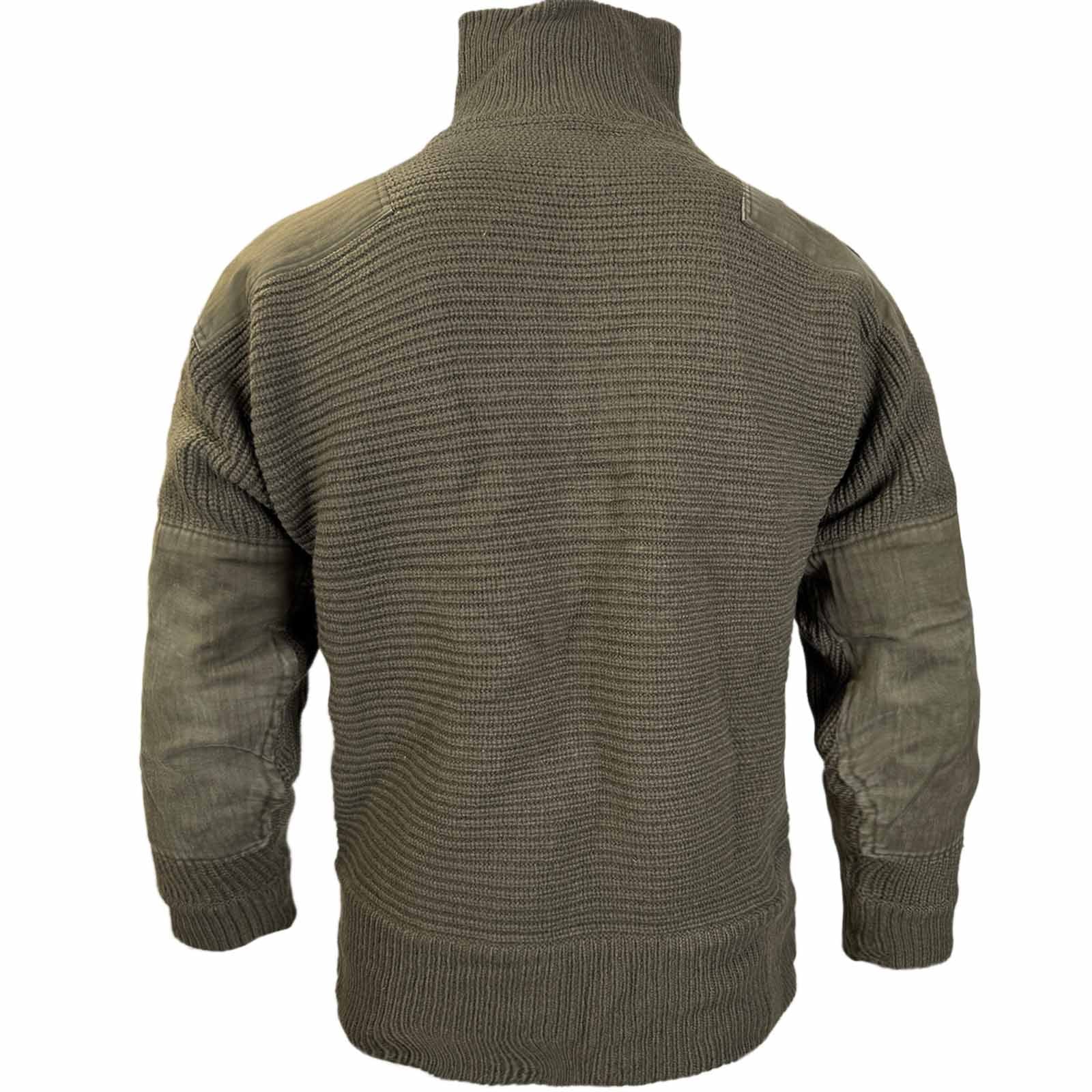 Genuine Austrian Army Olive Wool Alpine Sweater — Goarmy