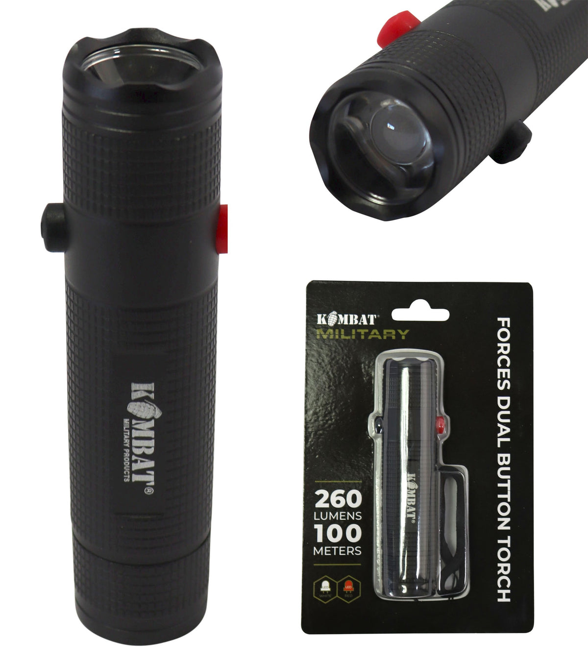 Kombat Dual Button Torch — Goarmy