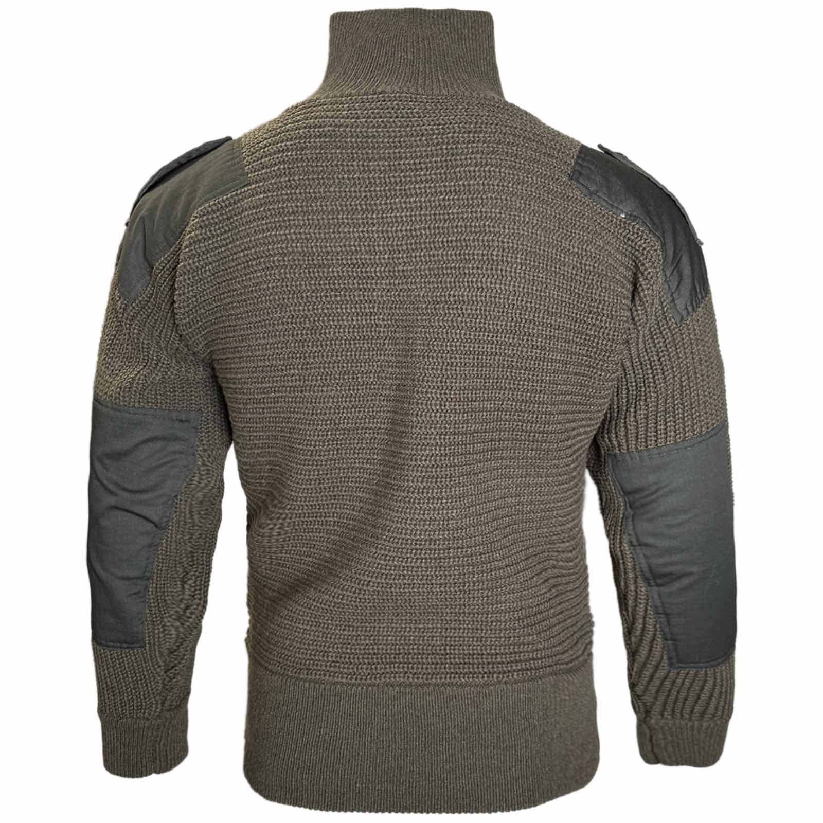 Mil-Tec Austrian Olive Wool Alpine Sweater — Goarmy