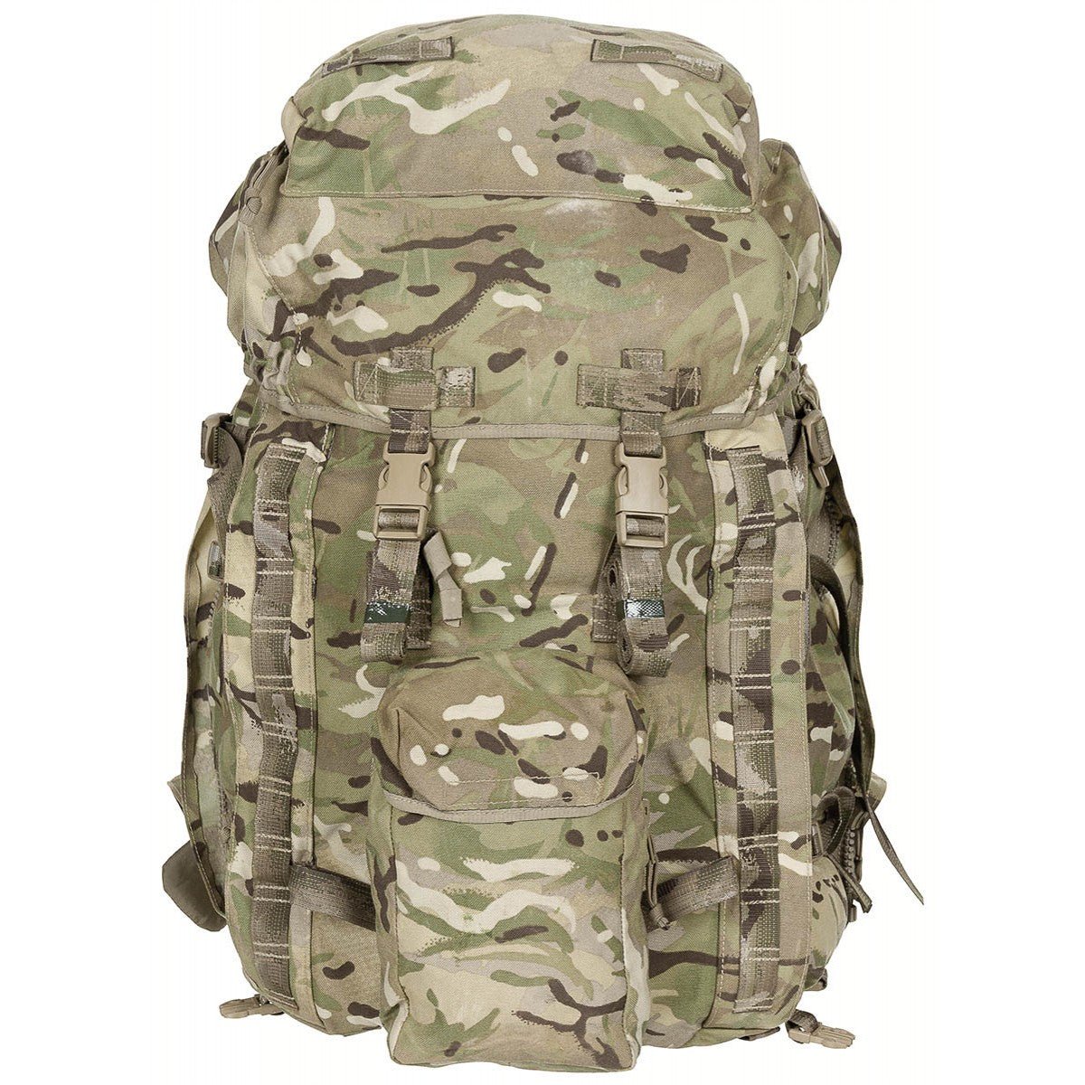 DISTRESSED British Army MTP Bergen Short Back Without Side Pouches — Goarmy