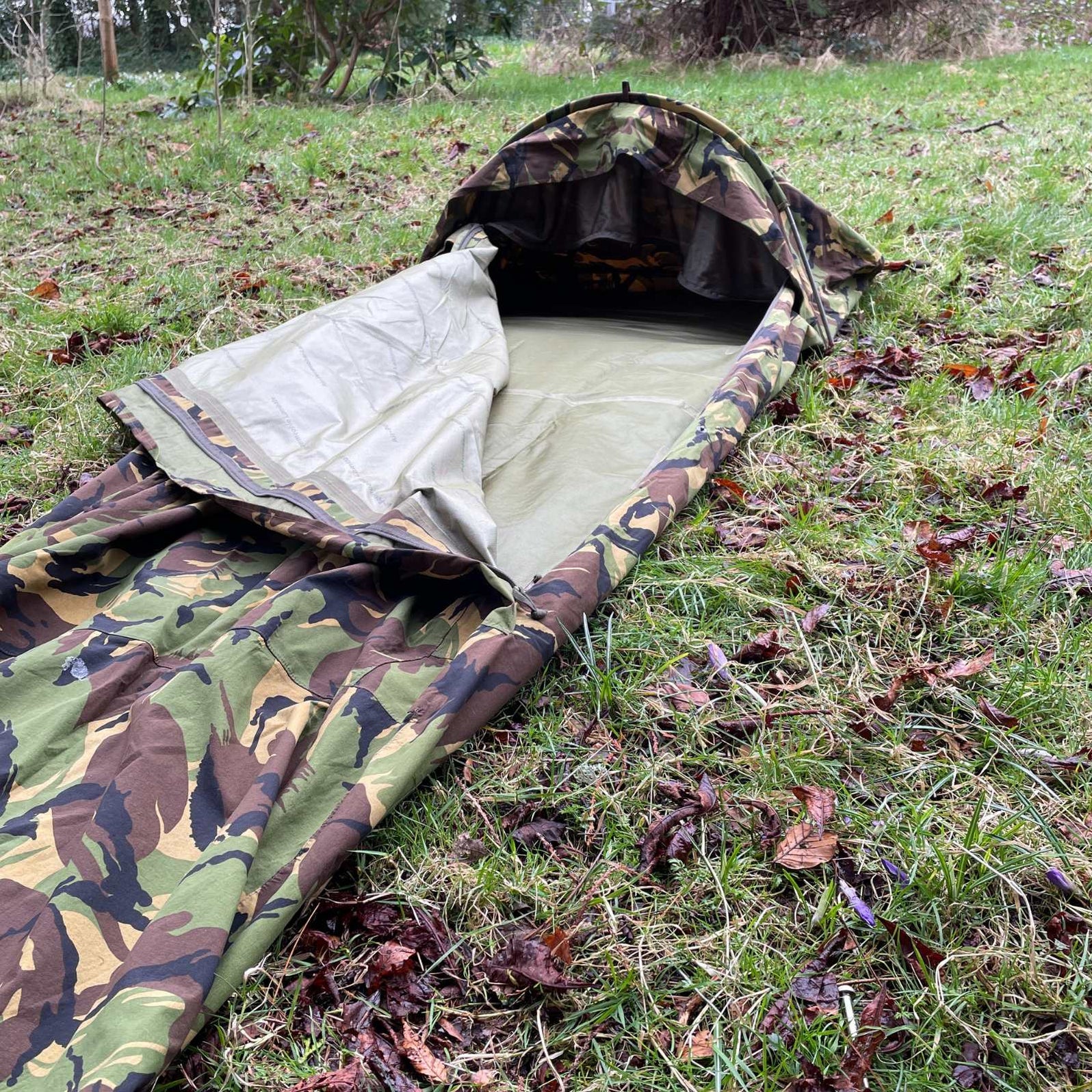 Dutch Army Goretex Hooped DPM Bivvy Bag | GoArmy Bivvy Bag — Goarmy