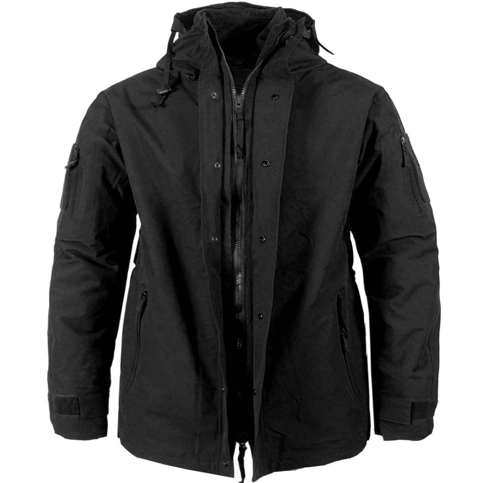 Ranger Gen 2 Black Military Waterproof Jacket with Fleece — Goarmy